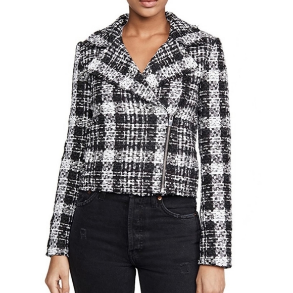 Theory | Jackets & Coats | Nwt Theory Slim Moto Jacket In Rubber Tweed ...